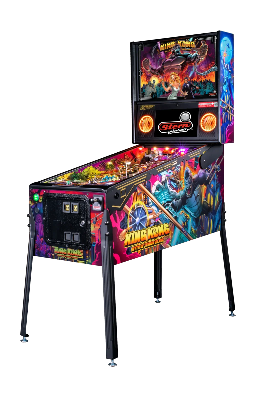 King Kong LE Pinball Machine – Myth of Terror Island - Pinball Machines ...